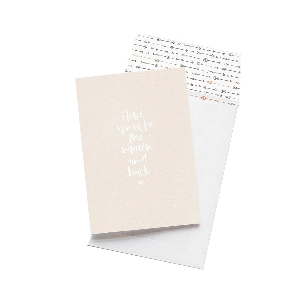 Emma Kate Co. Greeting Card | Love You To The Moon & Back | One Fine Secret